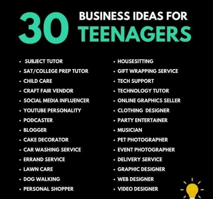 18 Business Ideas for Teens That Would Make You Rich 18 Business Ideas for Teens That Would Make You Rich